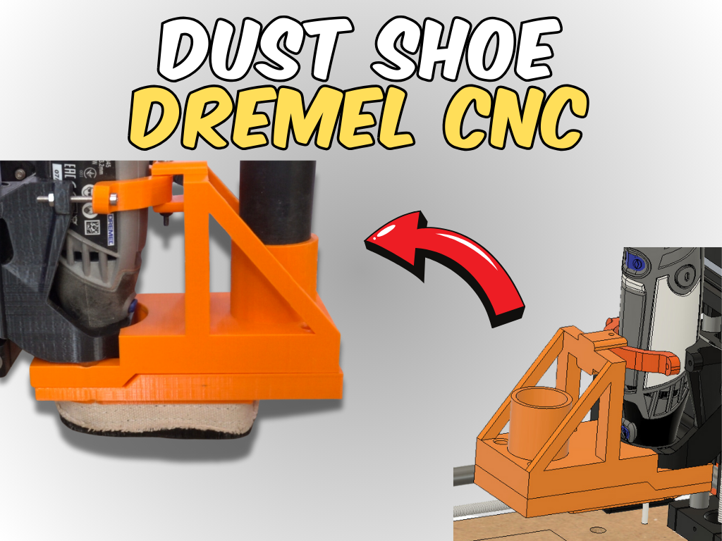 Dust Shoe for Dremel CNC by Carlos 3D | Download free STL model ...