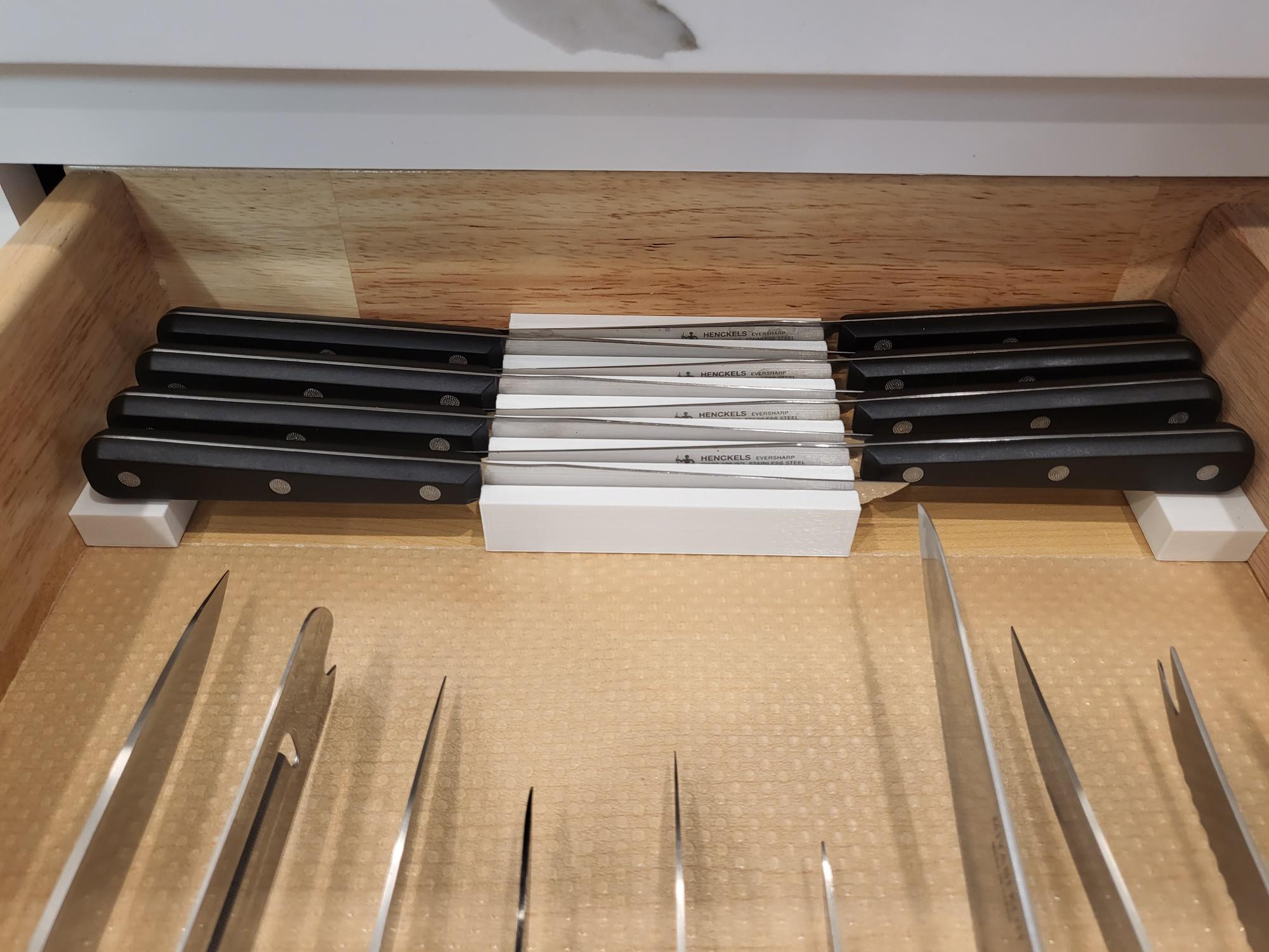 Parametric In-Drawer Knife Rack by mhparsons | Download free STL model ...