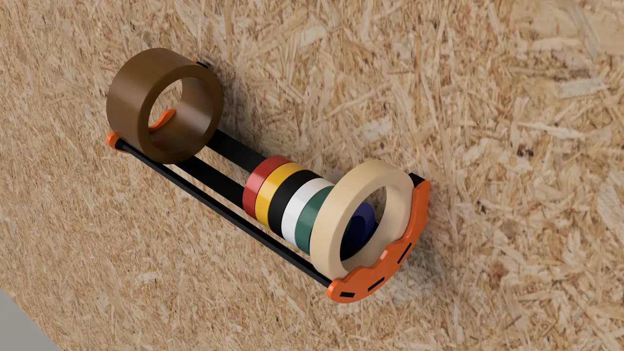 Tapes Holder by Alberto | Download free STL model | Printables.com