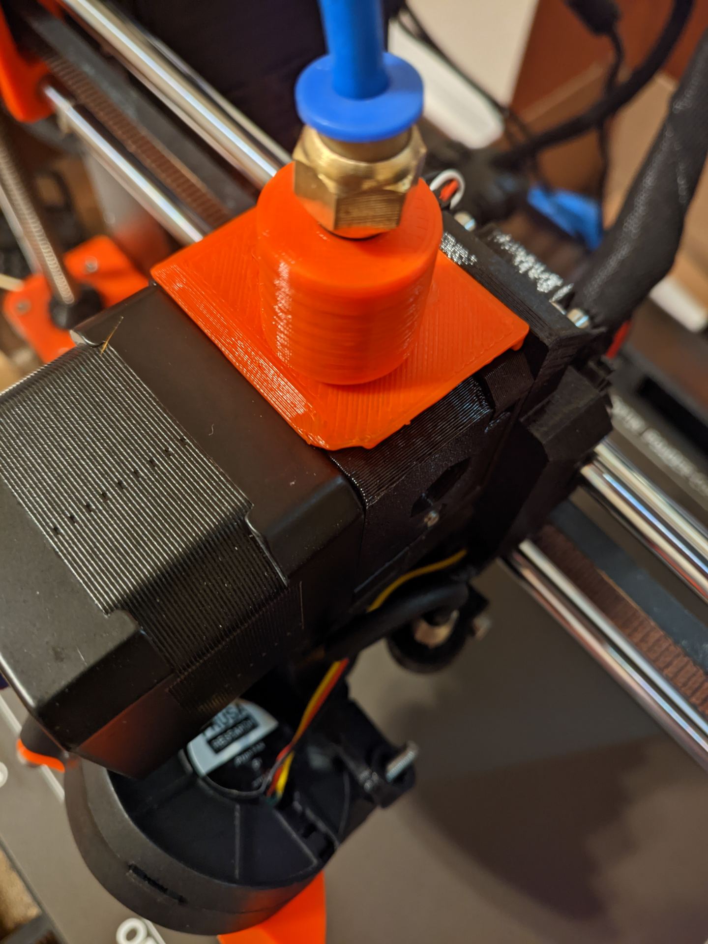 Prusa MK3S+ Reverse Bowden Extruder Cover and Filament Cleaner by Inilb ...