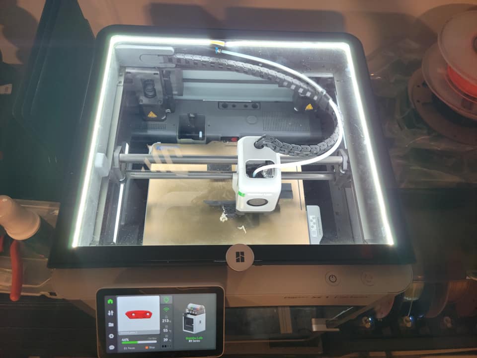 Bambu Labs Carbon X1 Top Glass Riser for LED's by Daniel | Download ...