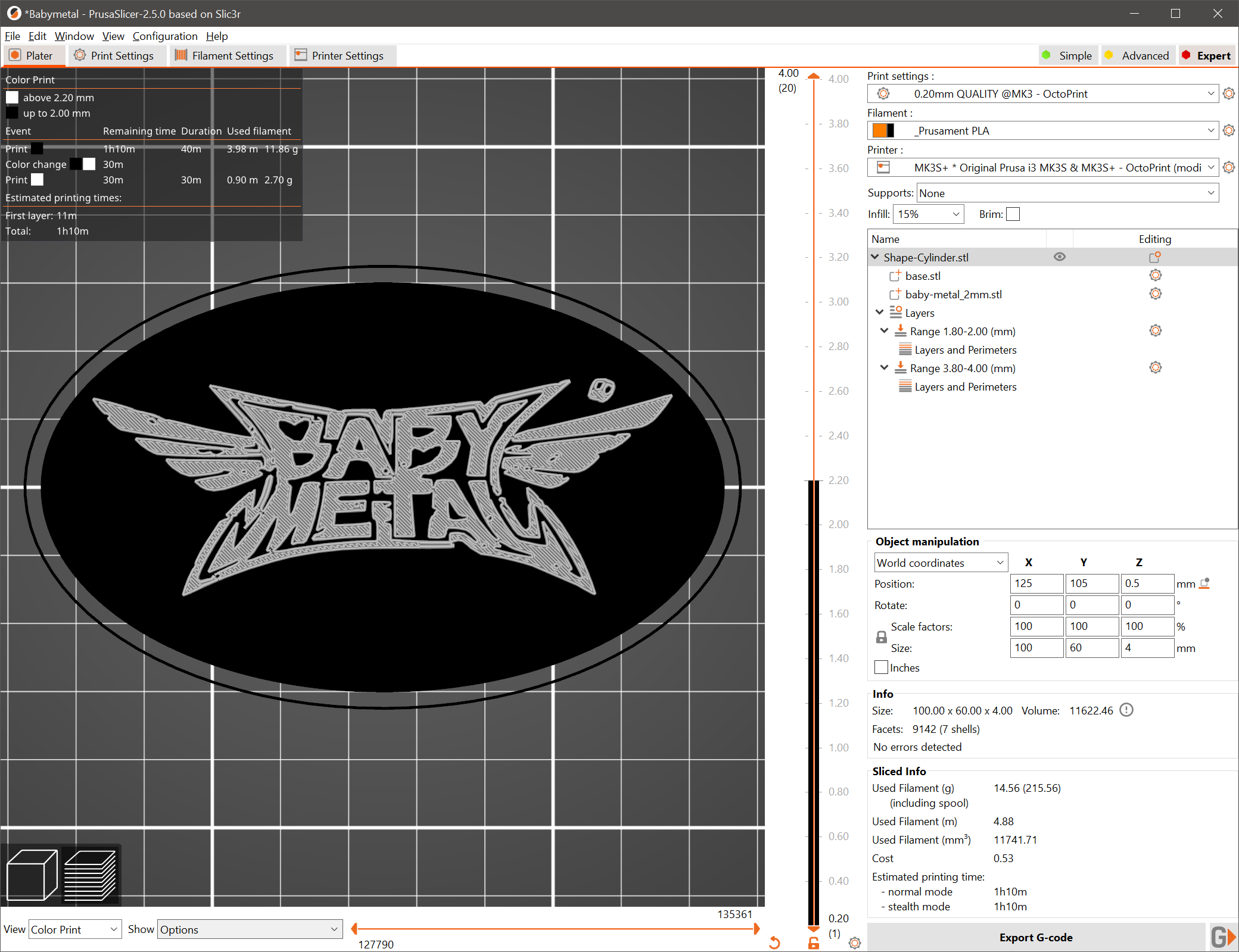 Babymetal Logo Plate by Sarusani | Download free STL model | Printables.com