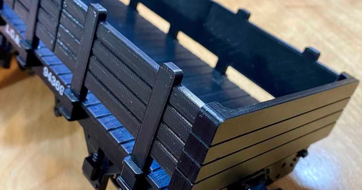 Flatbed Toytrain Side Rails 4 High (LGB) by ScubaSteve | Download free ...