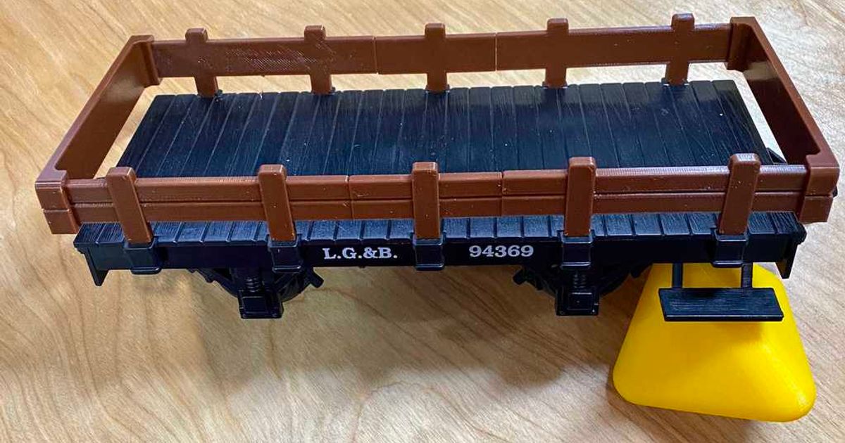 Flatbed Toytrain Side Rails (LGB) by ScubaSteve | Download free STL ...
