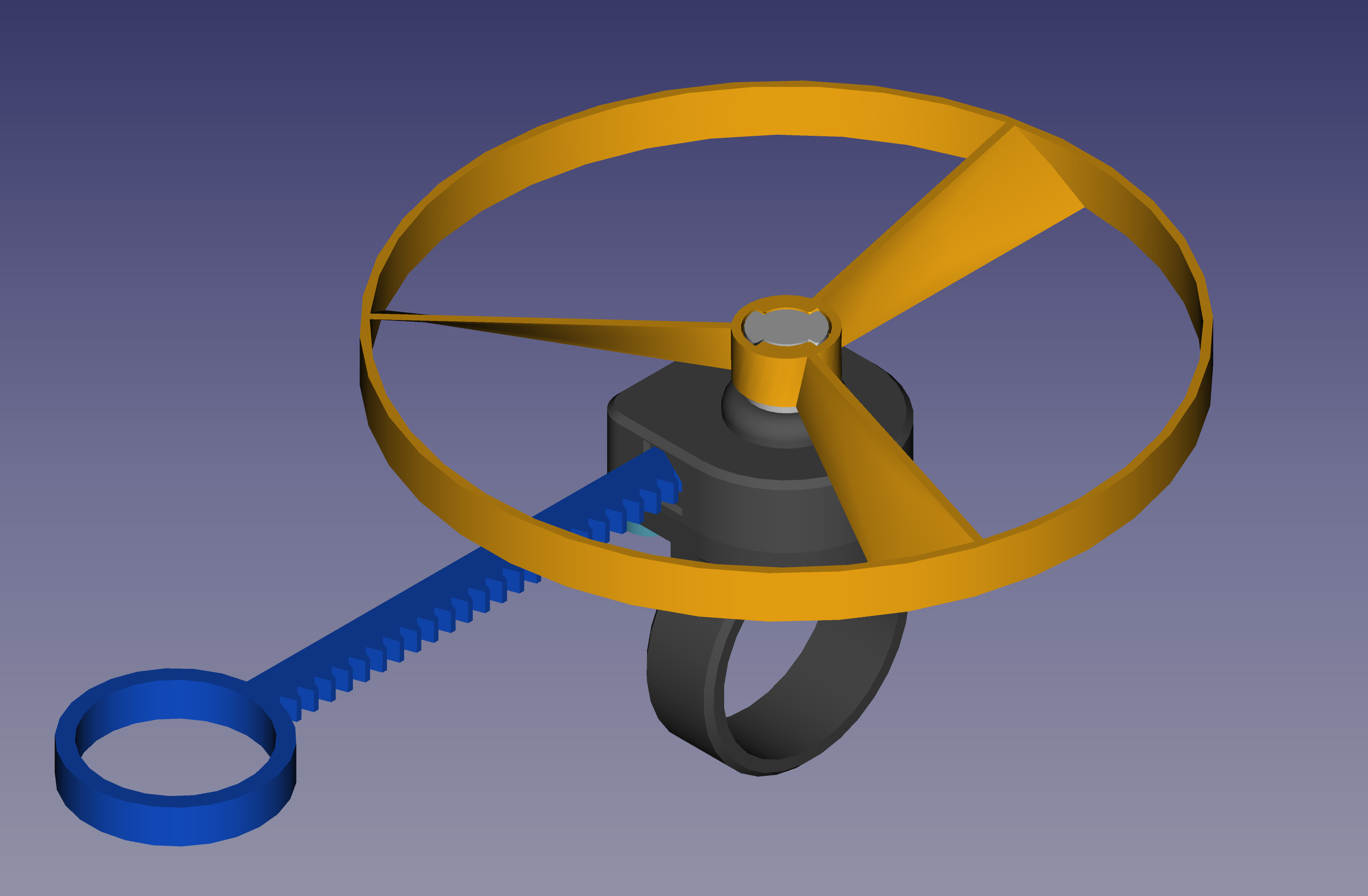 Improved 3D Pull Copter Finger Ring - M3 screw version by Jurriaan ...