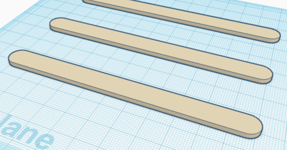 Reusable Popsicle Sticks By Spotnick151 Download Free Stl Model