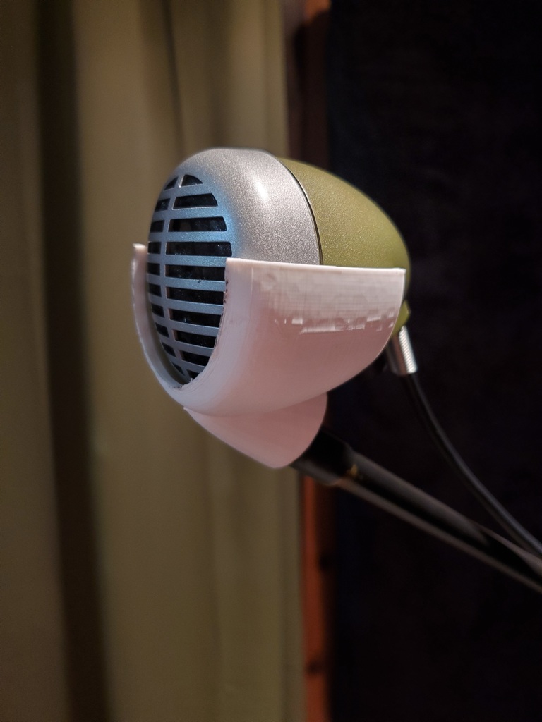 Shure 520DX bullet microphone holder remix by frogstompr | Download ...