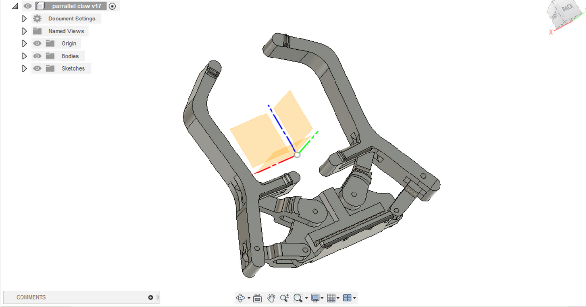 Rubber band gripper claw by CreatorInStyle | Download free STL model ...