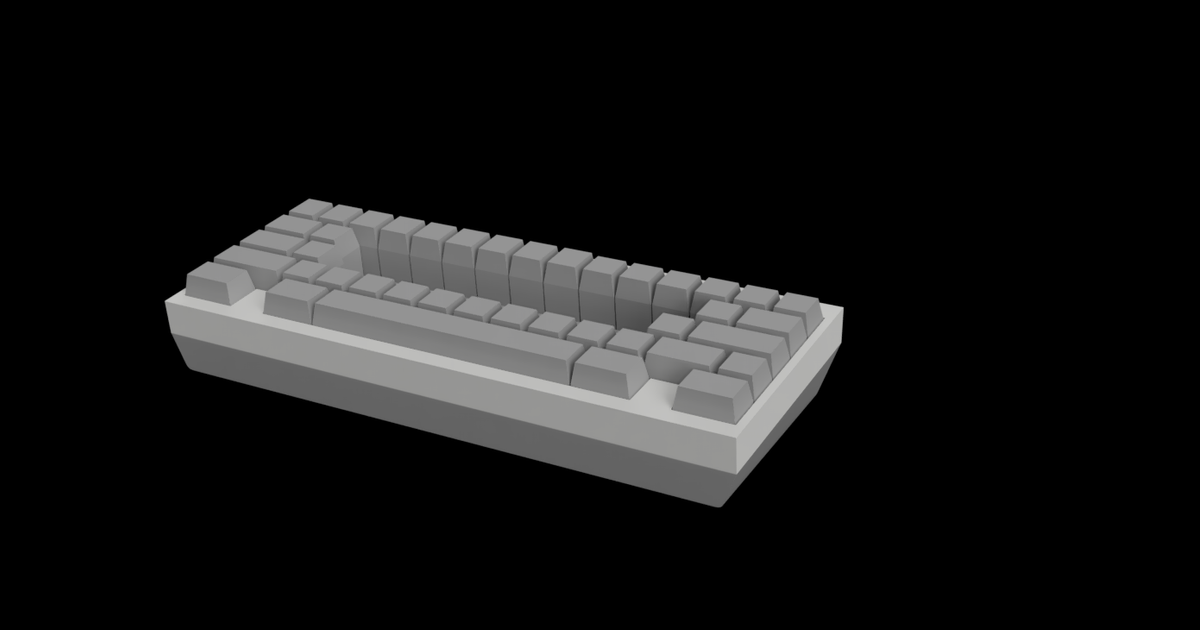 Keyboard Business Card Holder by Turtle | Download free STL model ...