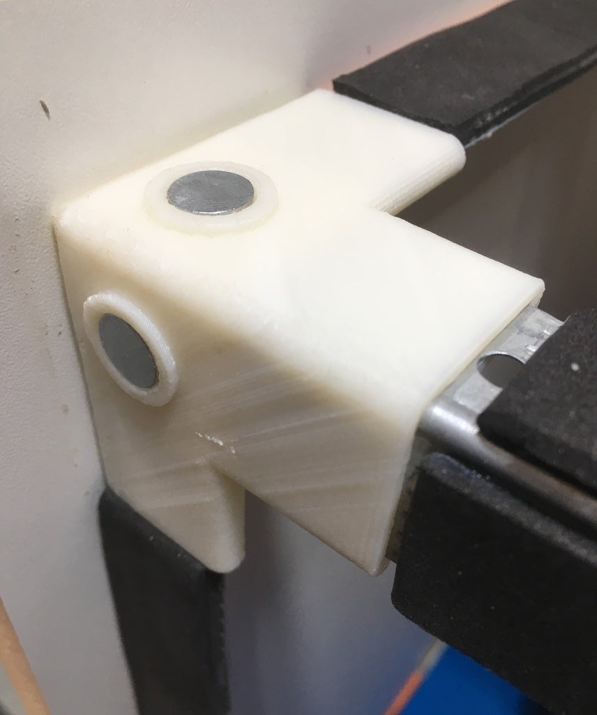 Plastic Pieces for Anet A8 Case built using Perforated Aluminum ...