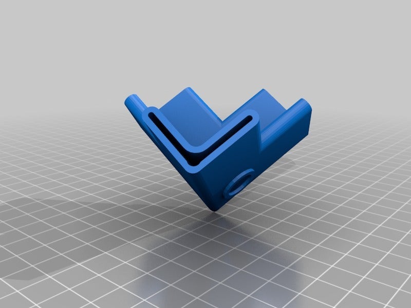 Plastic Pieces for Anet A8 Case built using Perforated Aluminum ...
