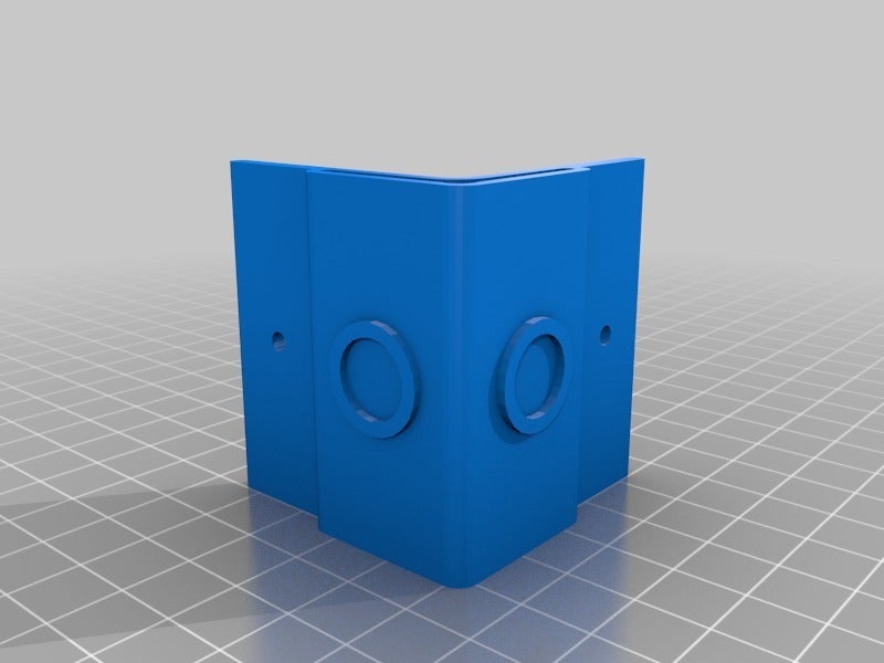 Plastic Pieces for Anet A8 Case built using Perforated Aluminum ...