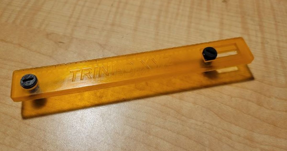 Honeycomb Alignment Bar 6" by Trini-D | Download free STL model ...