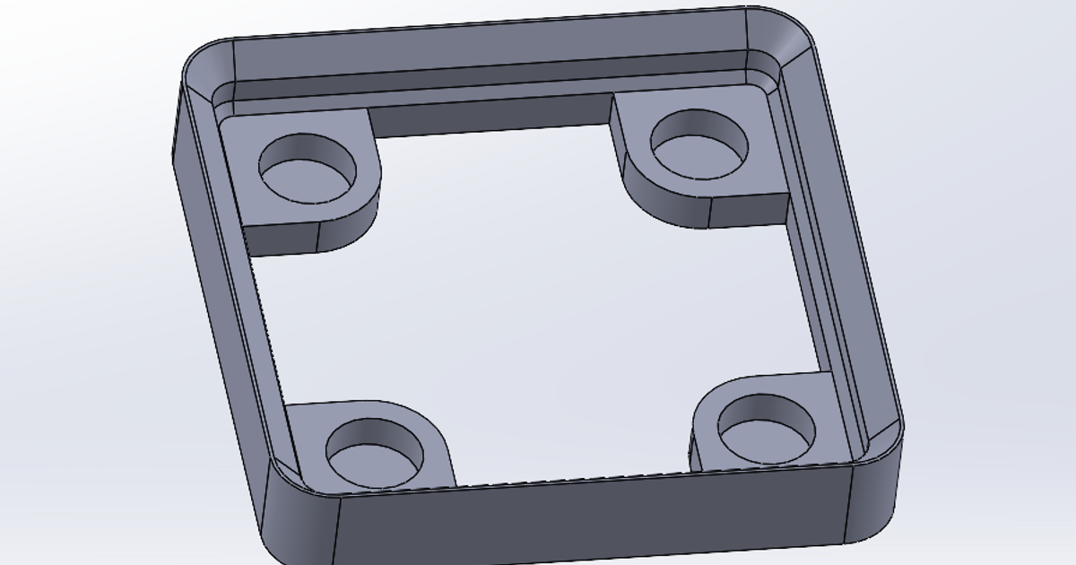 Parametric Gridfinity Magnet Light Base - Solidworks by Segan Designs | Download free STL model ...
