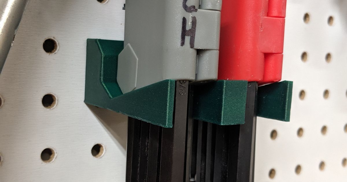 Tekton Allen Key Pegboard Holder by huberjer | Download free STL model ...