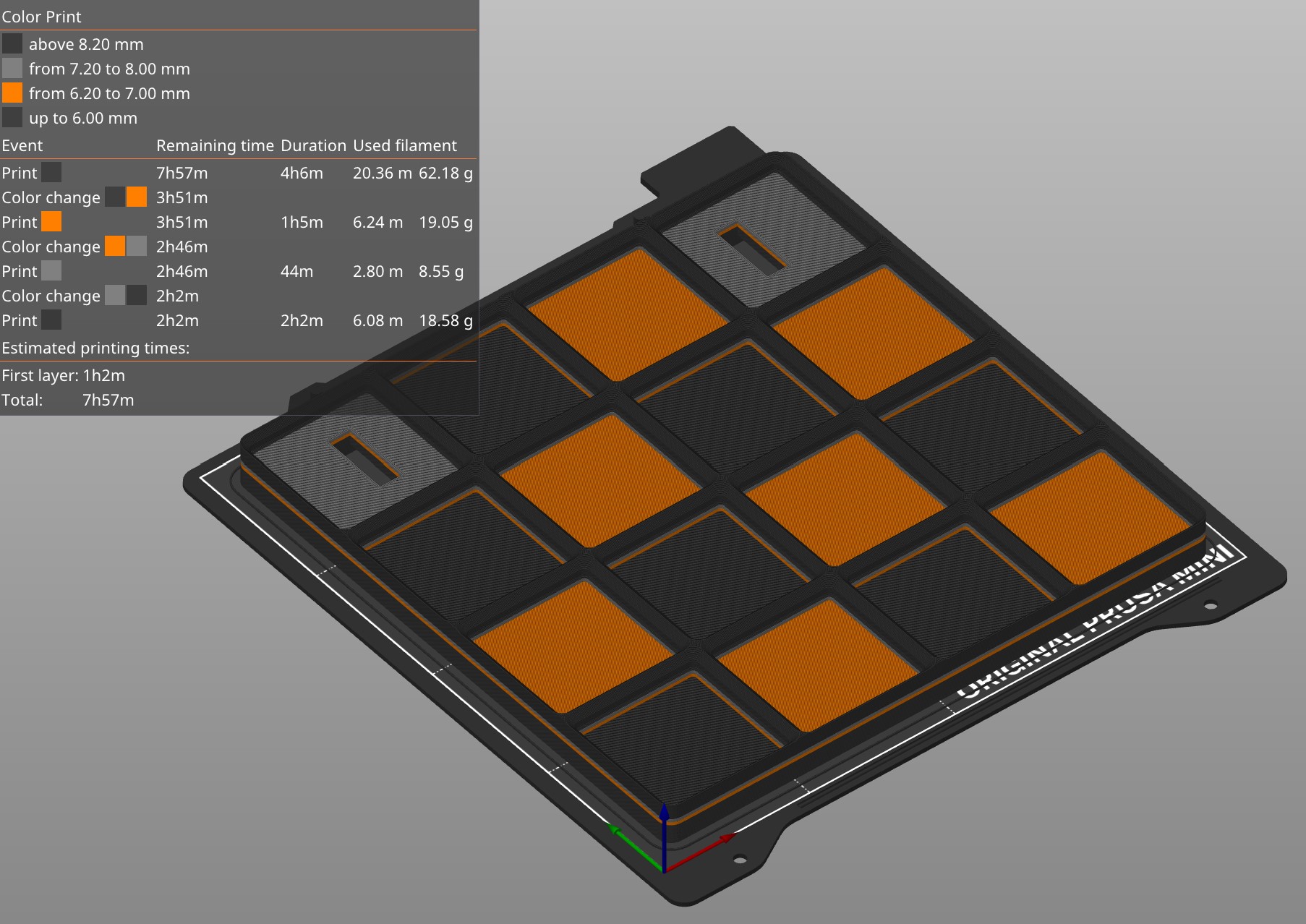 Gridfinity Tablet and Notebook Stand - Prusa Mini Compatible Base by ...