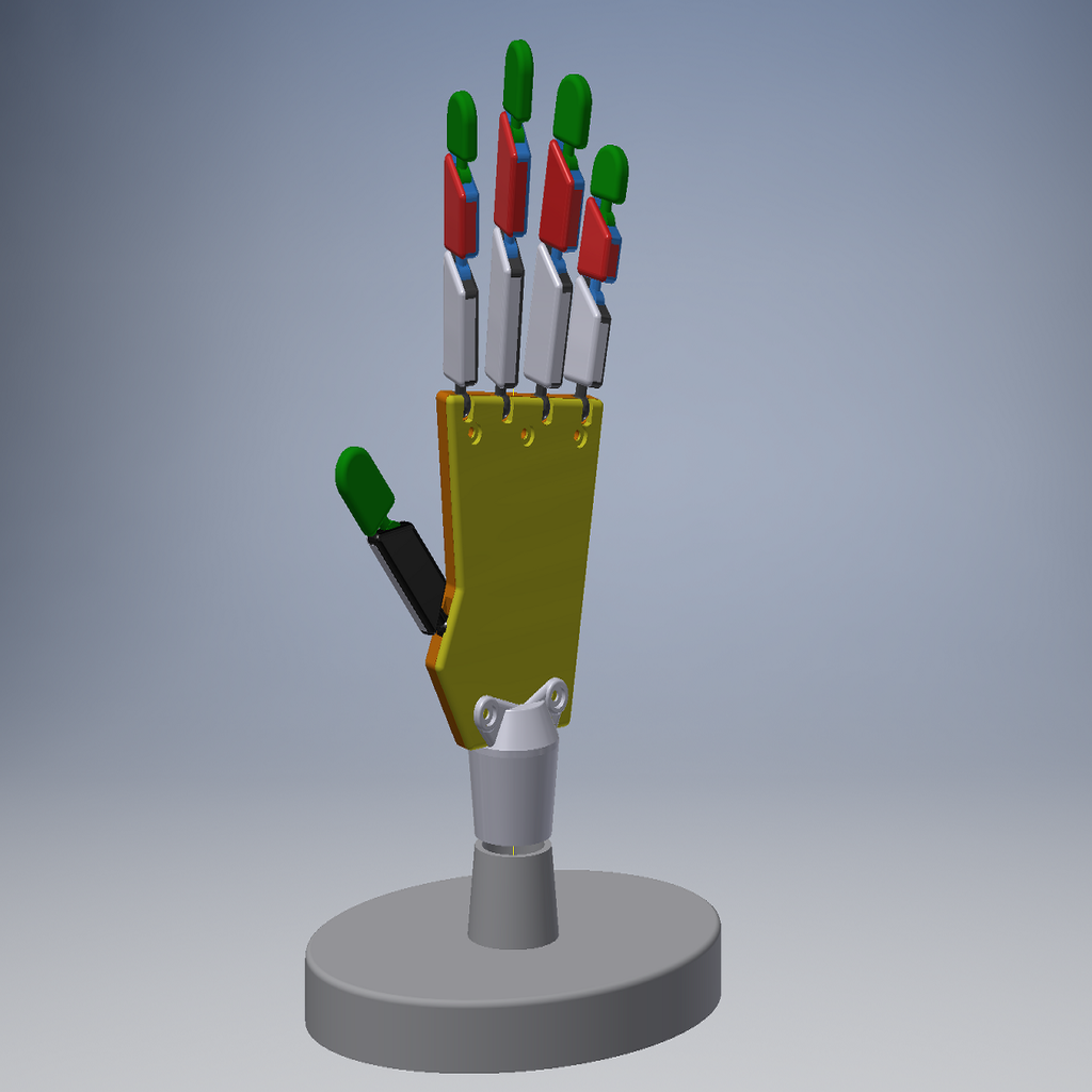 Articulated hand display stand for glove prop by dromanol | Download ...