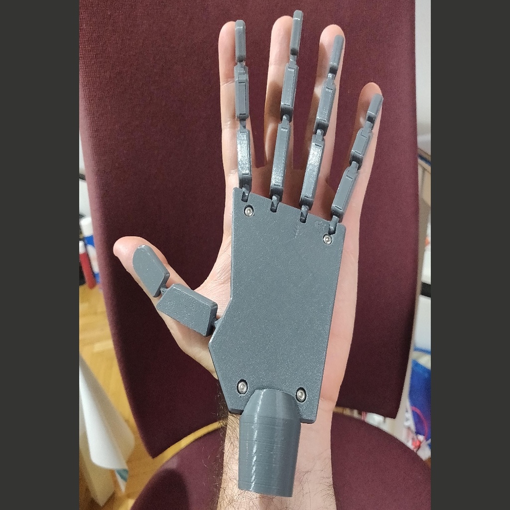 Articulated hand display stand for glove prop by dromanol | Download ...