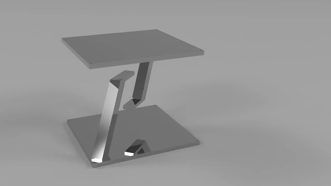 Tensegrity Table (Floating Table) by V1per_Zerofy | Download free STL ...