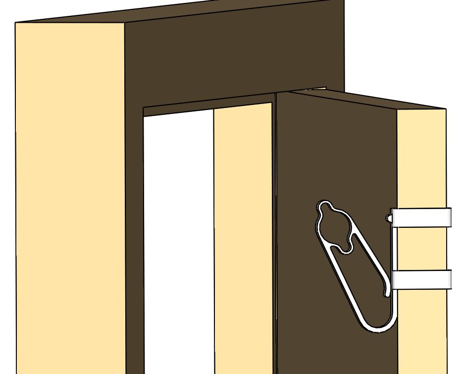 Door stopper 40mm clamping width by UKE | Download free STL model ...
