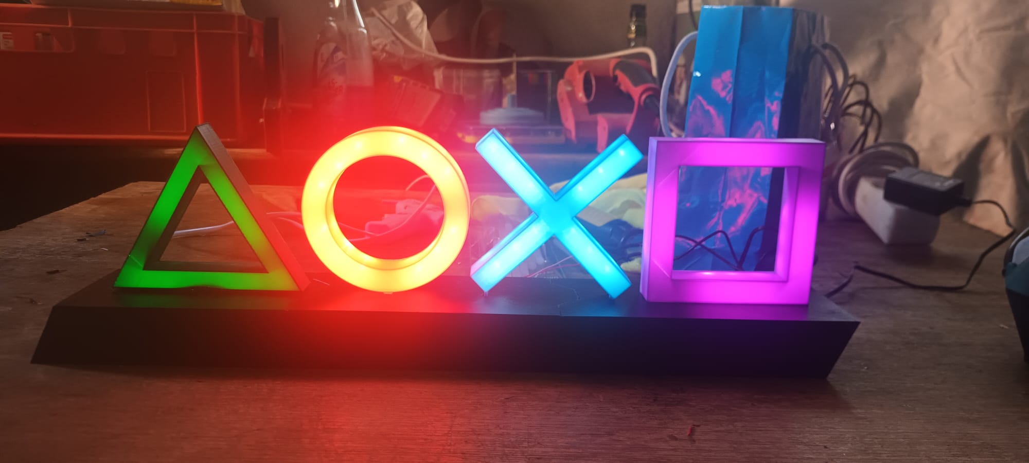 Playstation Icons Lights Lamp (LED Remix) by PossTheBoss | Download ...