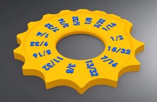 Fillet Radius Gauges (External) Metric by DatumCAD | Download free STL ...