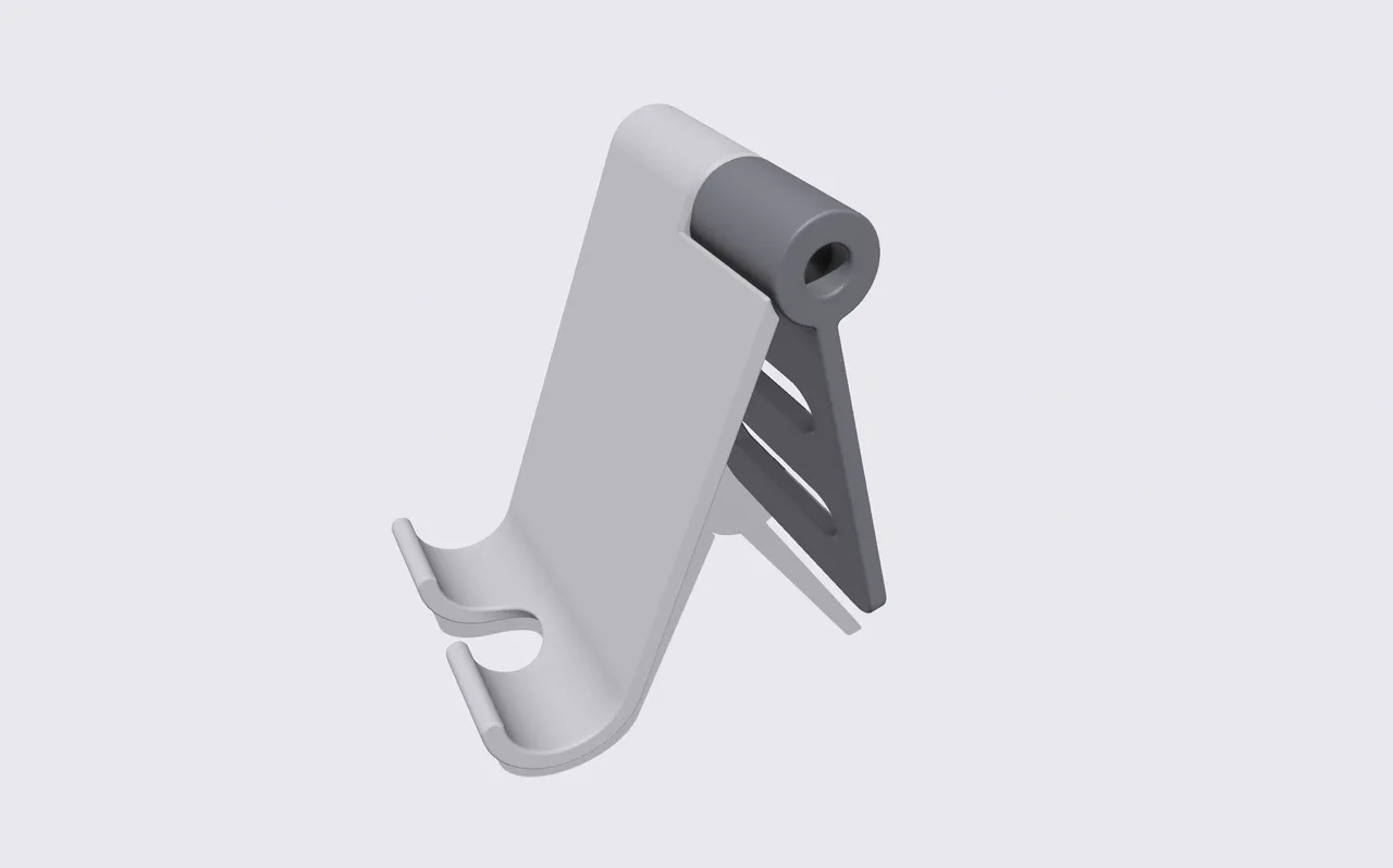 Folding phone stand by Yuval Benjamin | Download free STL model ...