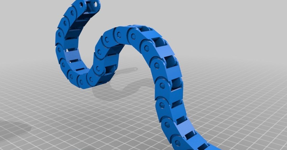My Customized Fully Parametric Cable Chain by Zerginator | Download ...