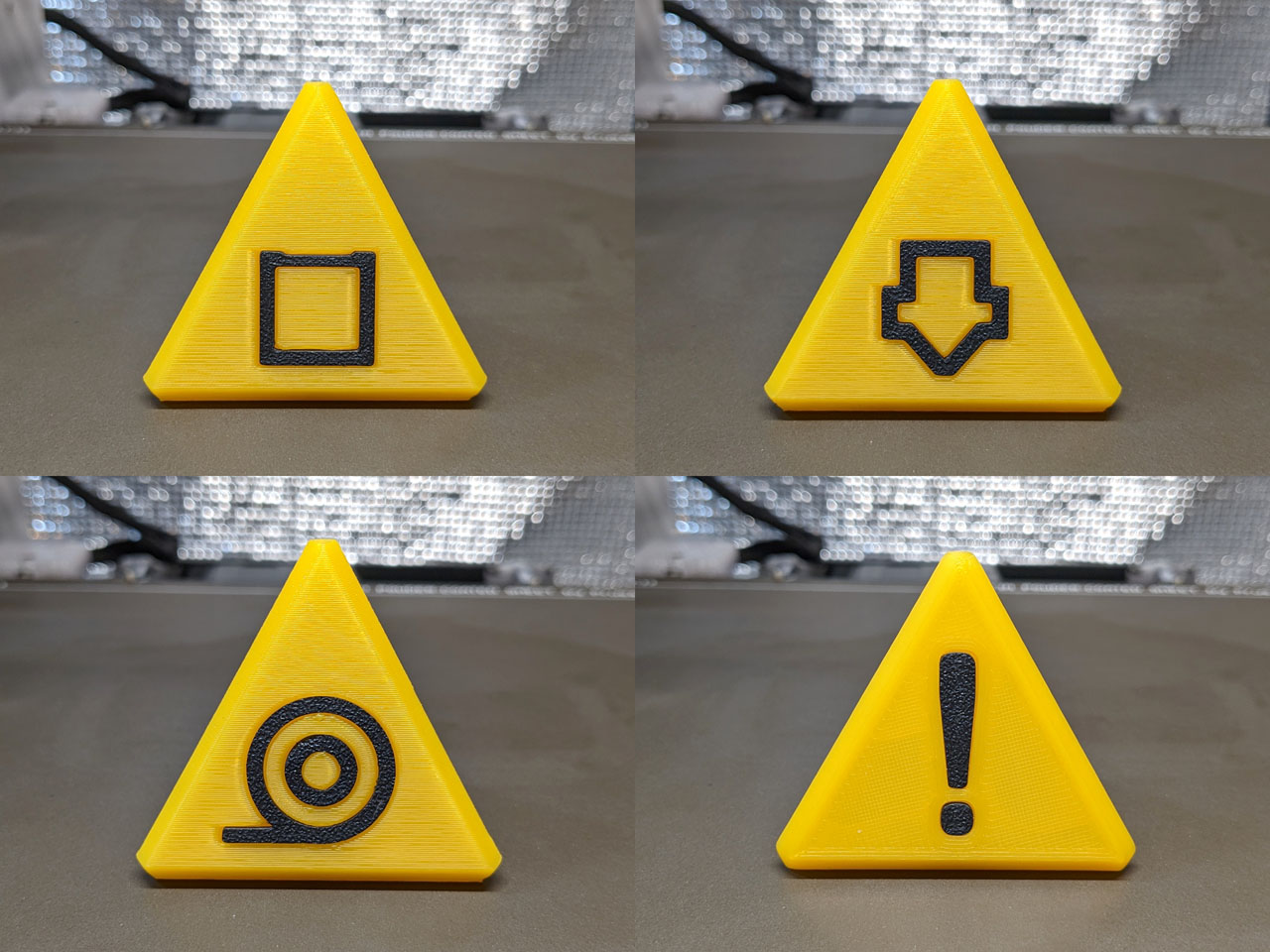 Caution Pyramid Sign by BaGooN | Download free STL model | Printables.com