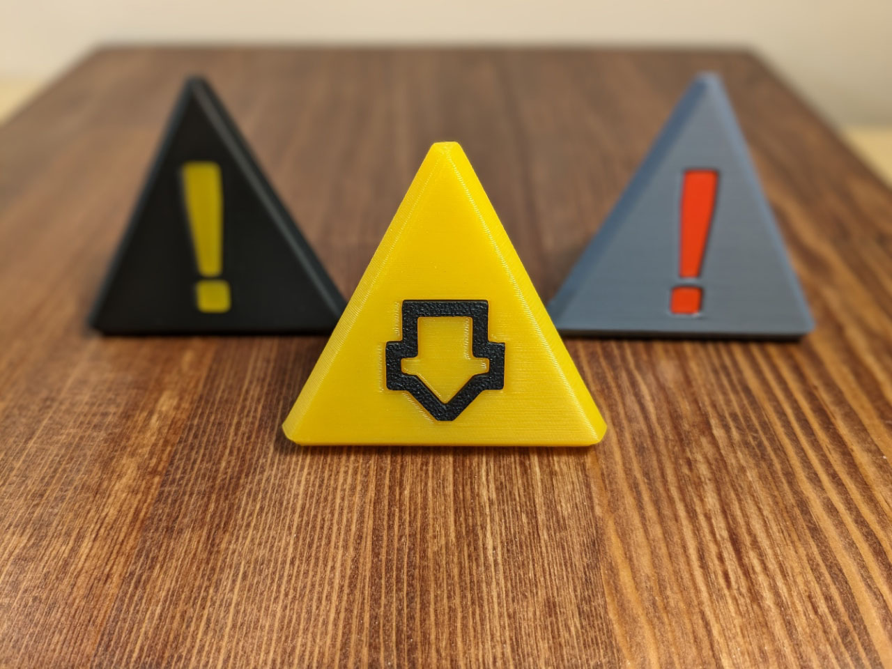 Caution Pyramid Sign by BaGooN | Download free STL model | Printables.com