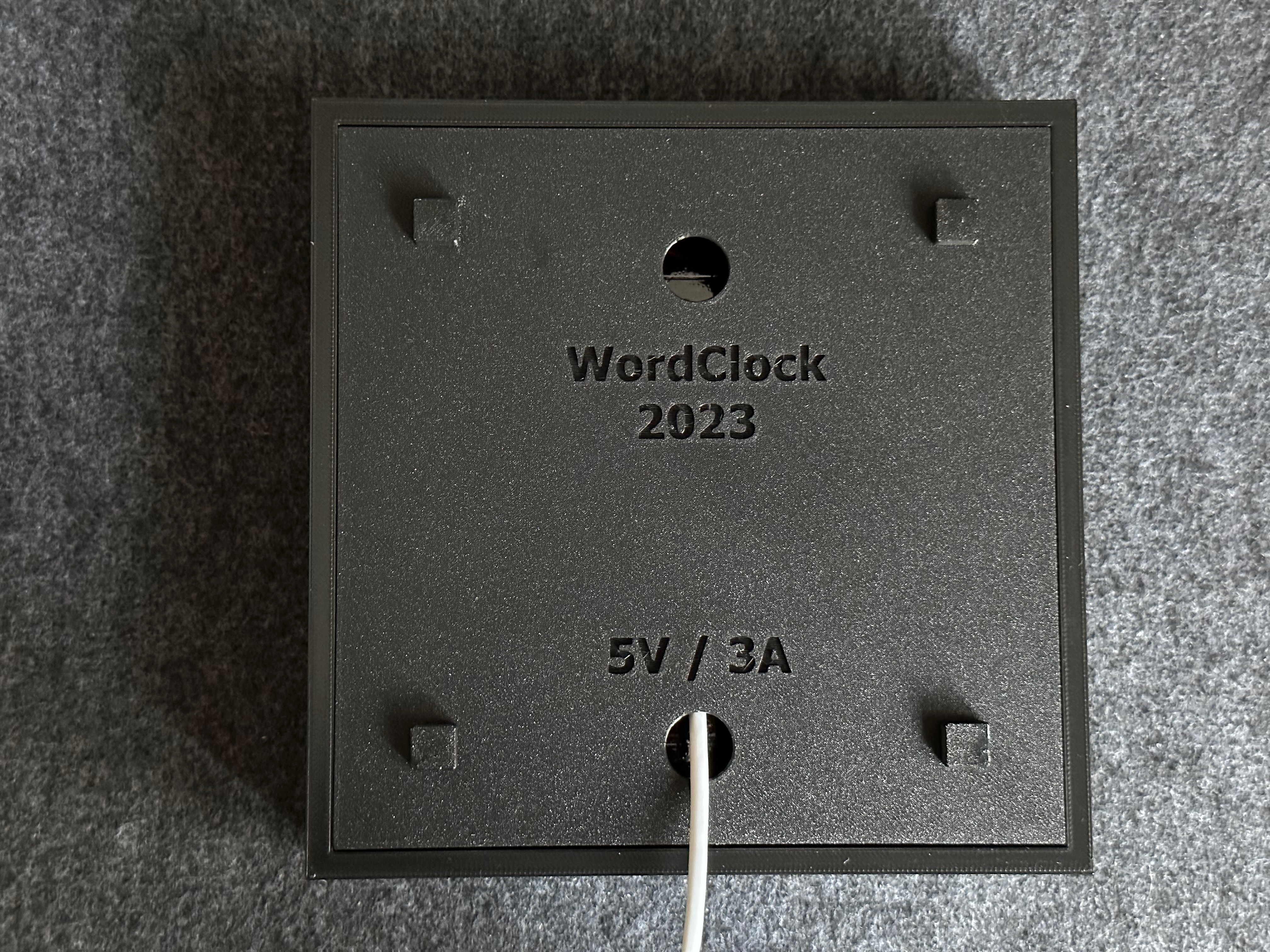 WordClock 16x8 LED matrix (2023-V2) da AWSW | Scarica il modello STL gratuito | Printables.com