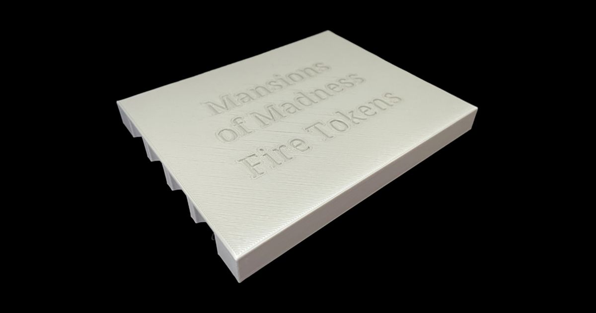 Mansions of Madness Fire Token Holder Lid by TigerTone | Download free ...