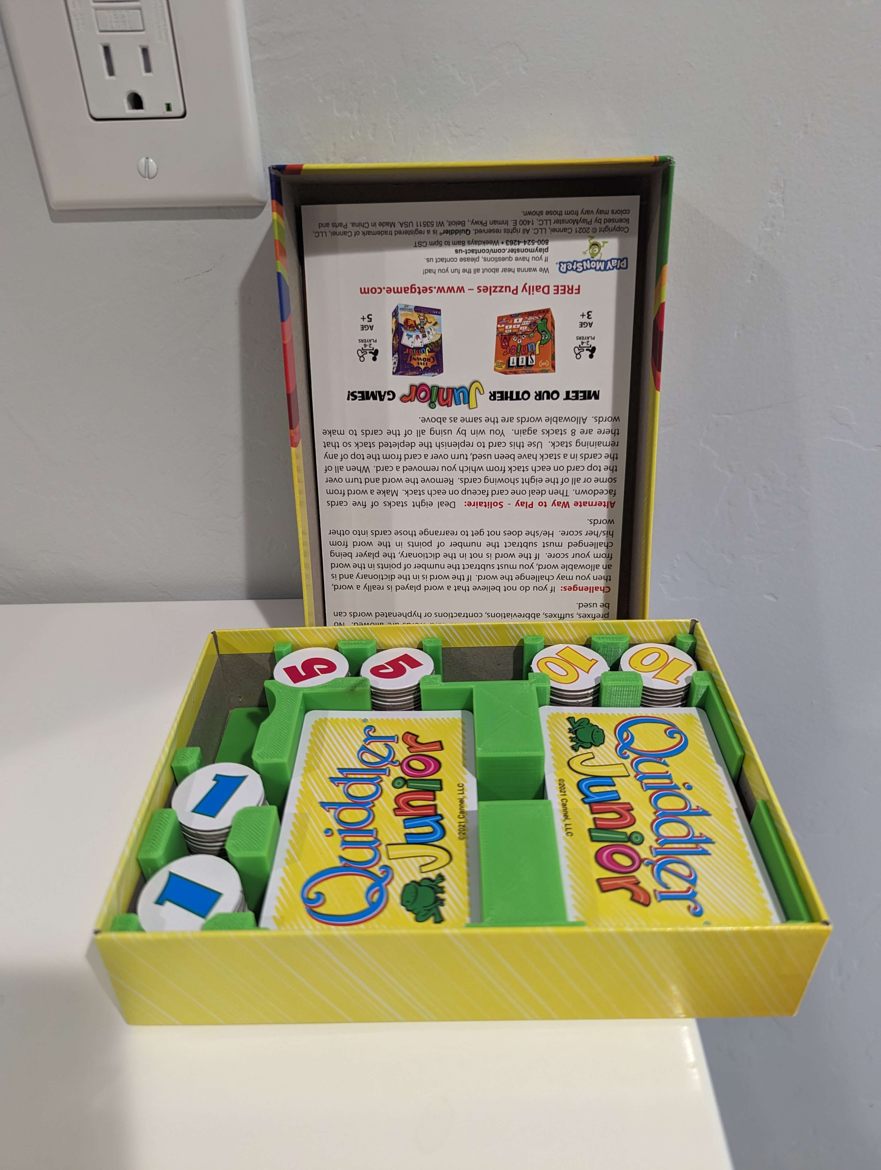 Quiddler Junior Box Organizer by raytek | Download free STL model ...