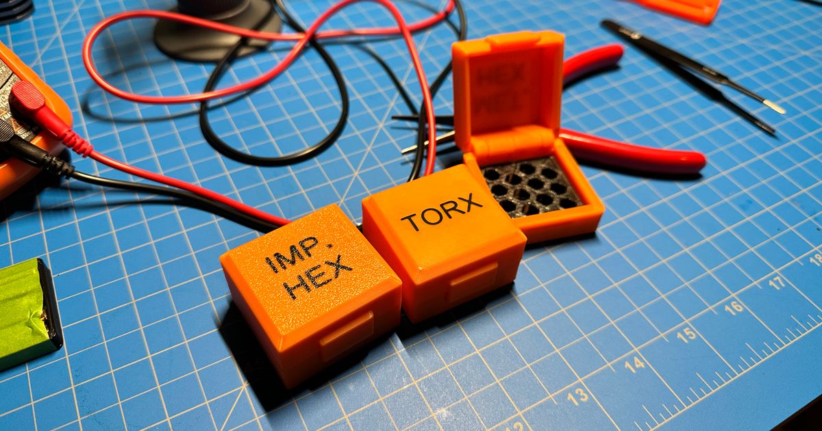 LTT Screwdriver Bit Holder (MMU Lid) by ttoadd | Download free STL ...