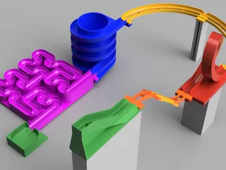 Marble Run by Weston Happy | Download free STL model | Printables.com