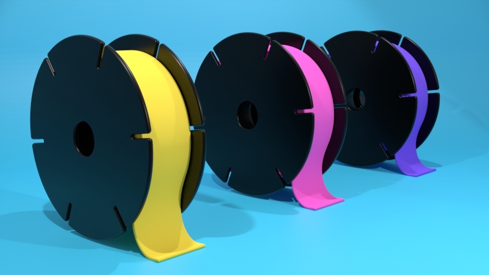 Screwable Ribbon Spool by Sytan | Download free STL model | Printables.com