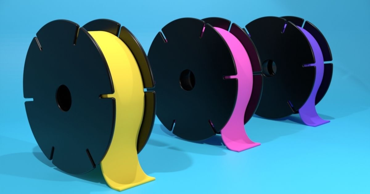 Screwable Ribbon Spool by Sytan | Download free STL model | Printables.com