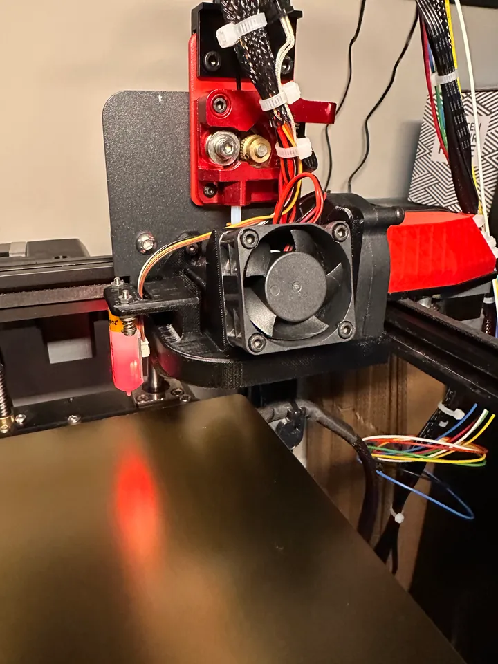 Compact Satsana for Ender 5, Spider v3, direct drive back plate, BLTouch, 5015 part fan by ...