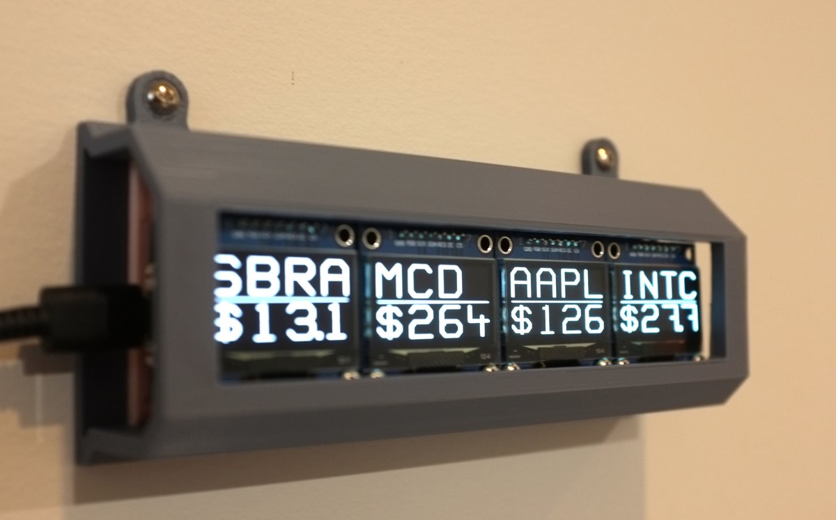 TurboLEDz Stock Ticker housing. by Bram Stolk | Download free STL model ...