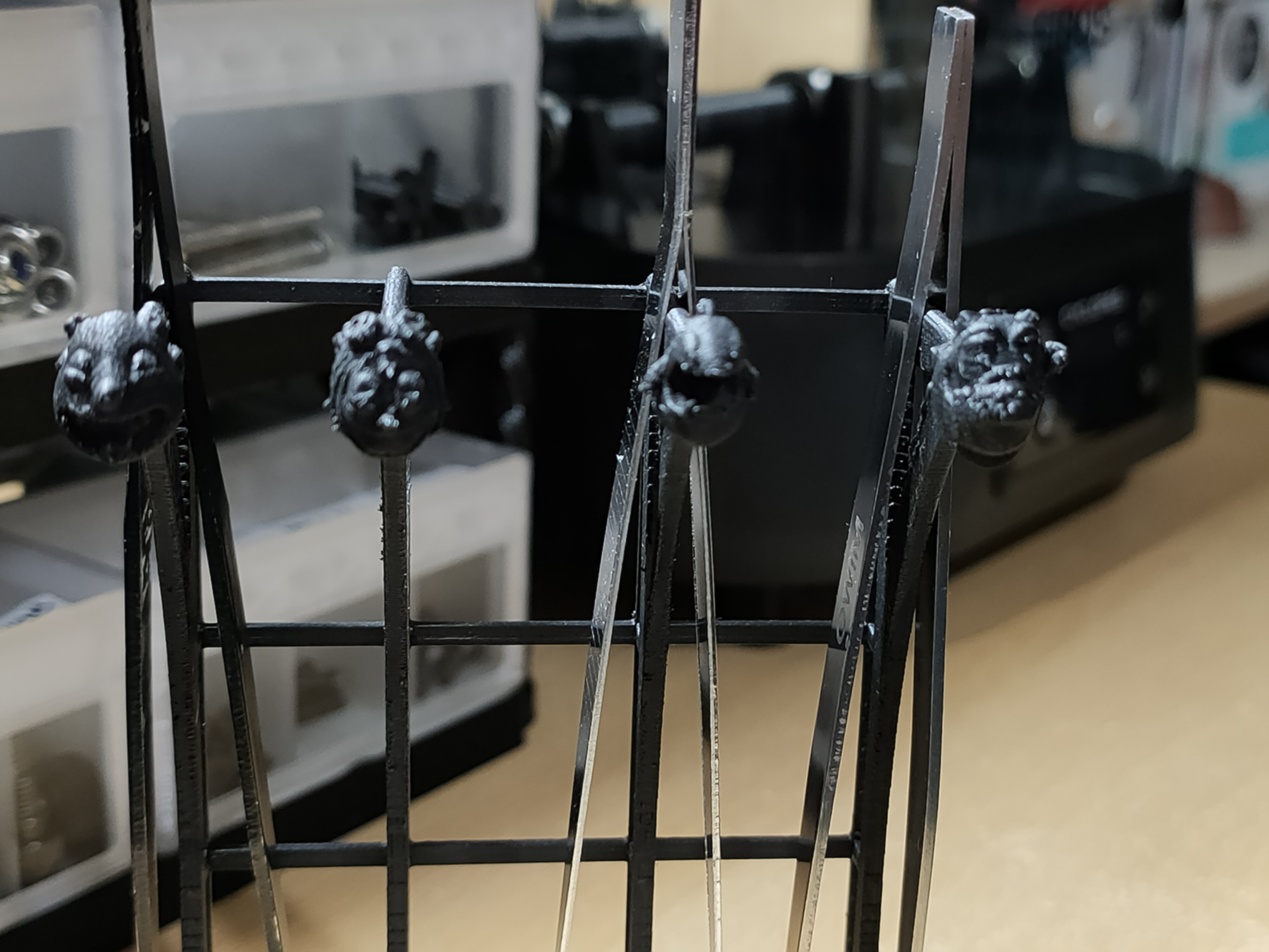 Gridfinity Tweezer rack (with heads) by methlon | Download free STL ...