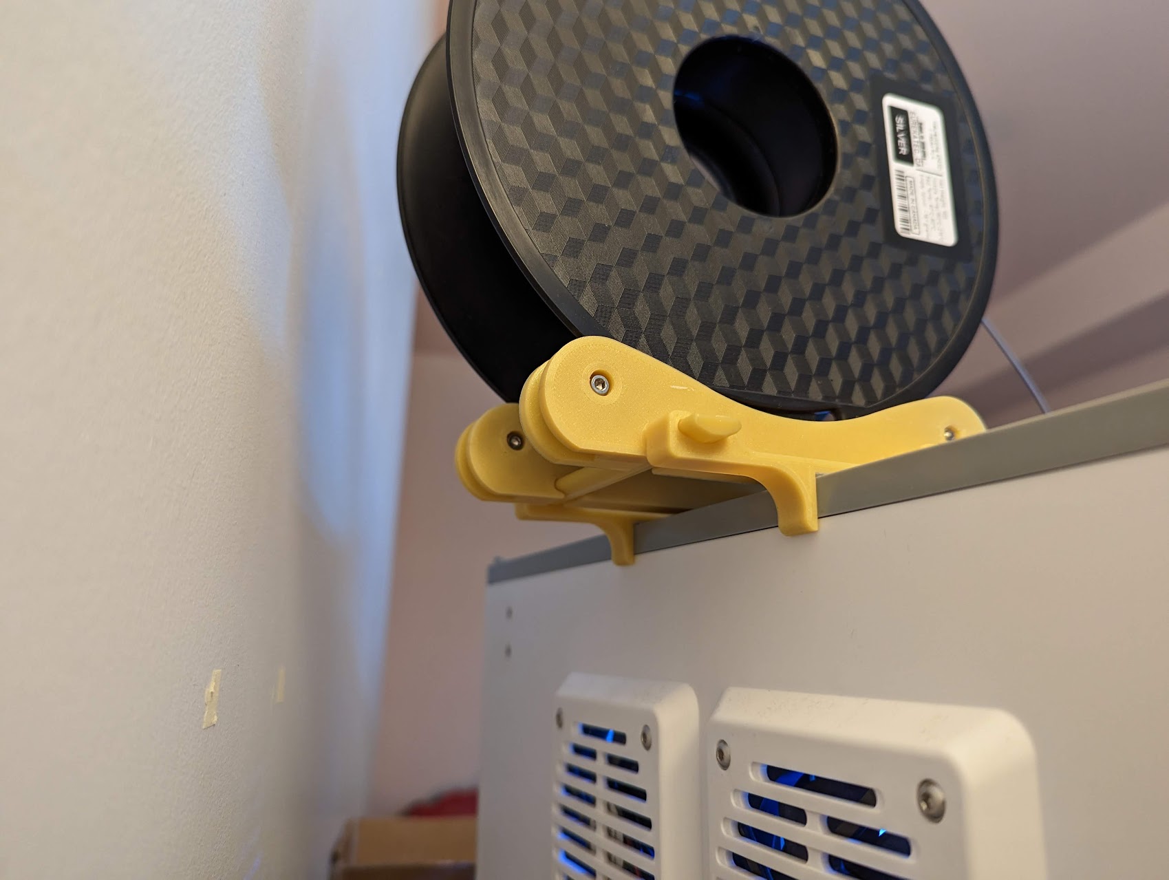 Flashforge Dreamer Prusa Mini Spool Holder Adapter by DON4IR | Download ...