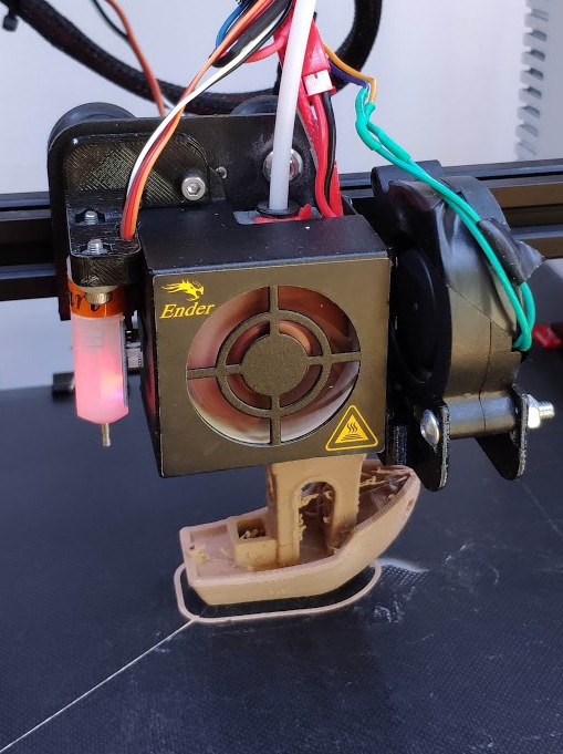 Ender 3 BL Touch mount for MicroSwiss hot end by Bojan | Download free ...