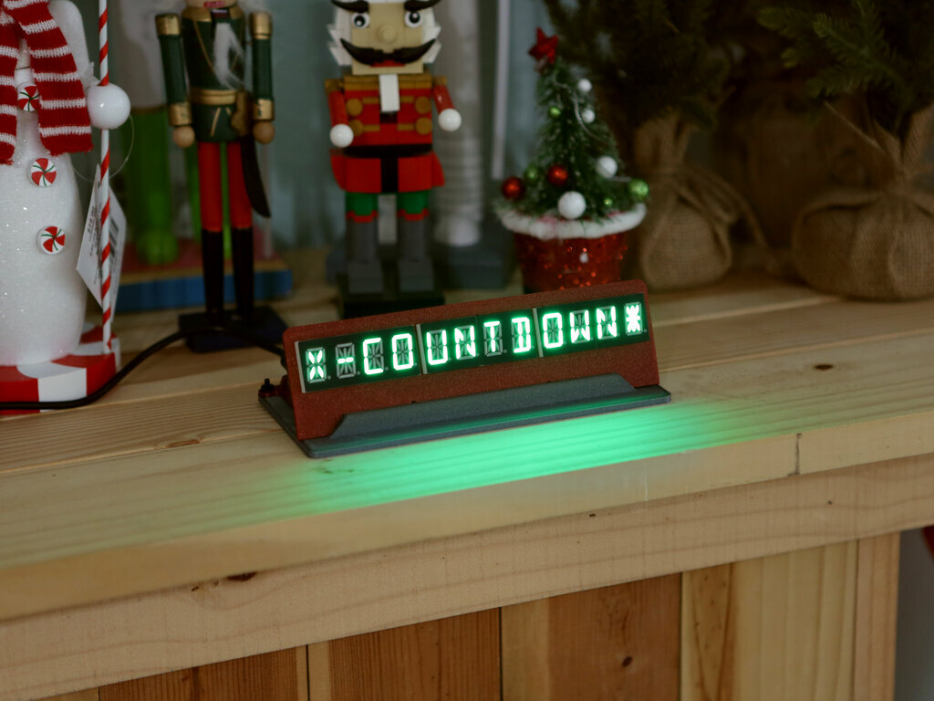 Scrolling Countdown Clock by Adafruit | Download free STL model ... Scrolling Countdown Clock by Adafruit | Download free STL model ...