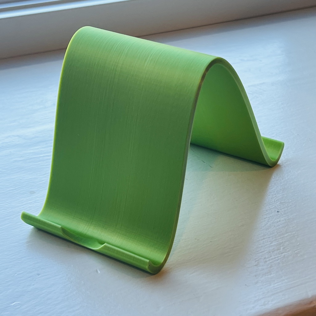 Elegant Phone Stand by thomergil | Download free STL model | Printables.com