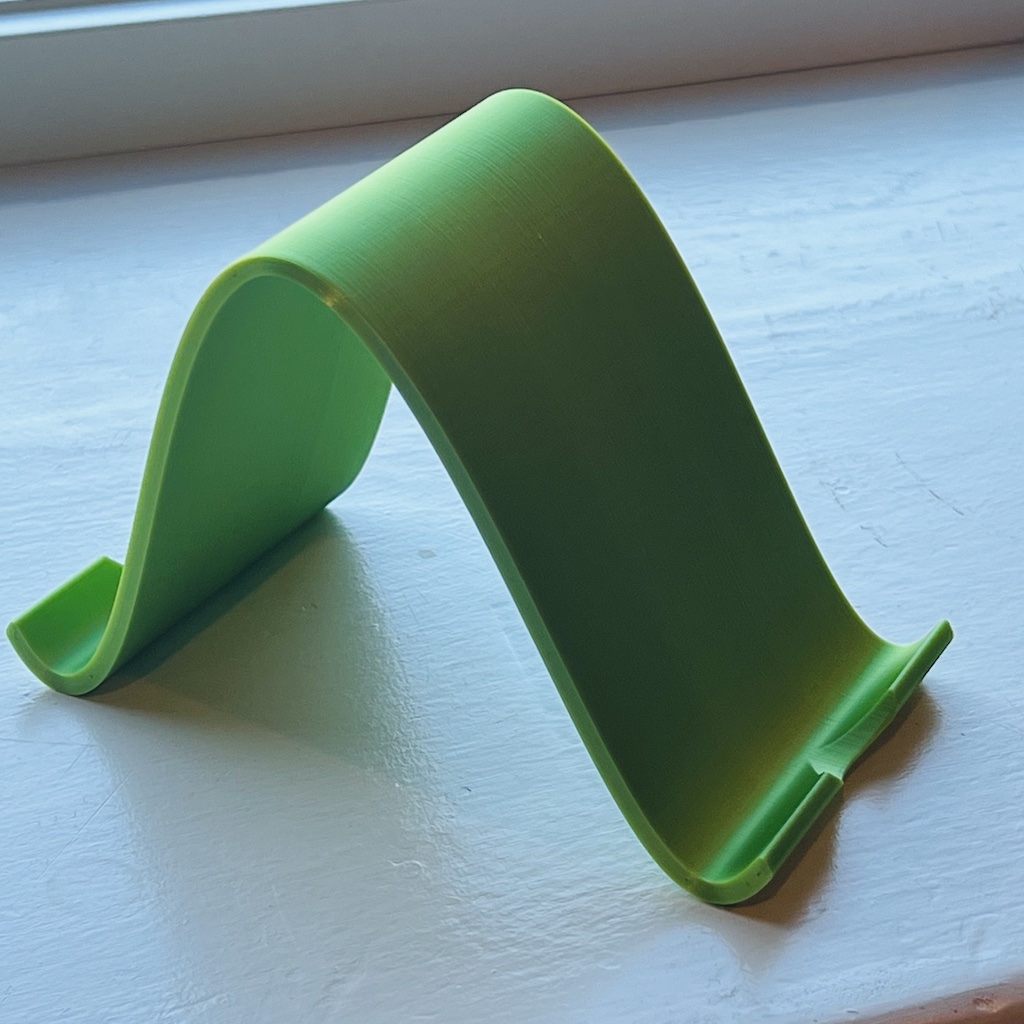 Elegant Phone Stand by thomergil | Download free STL model | Printables.com