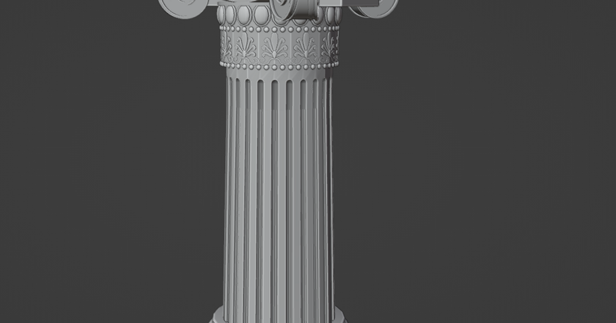 Column Card Holder by korniton | Download free STL model | Printables.com