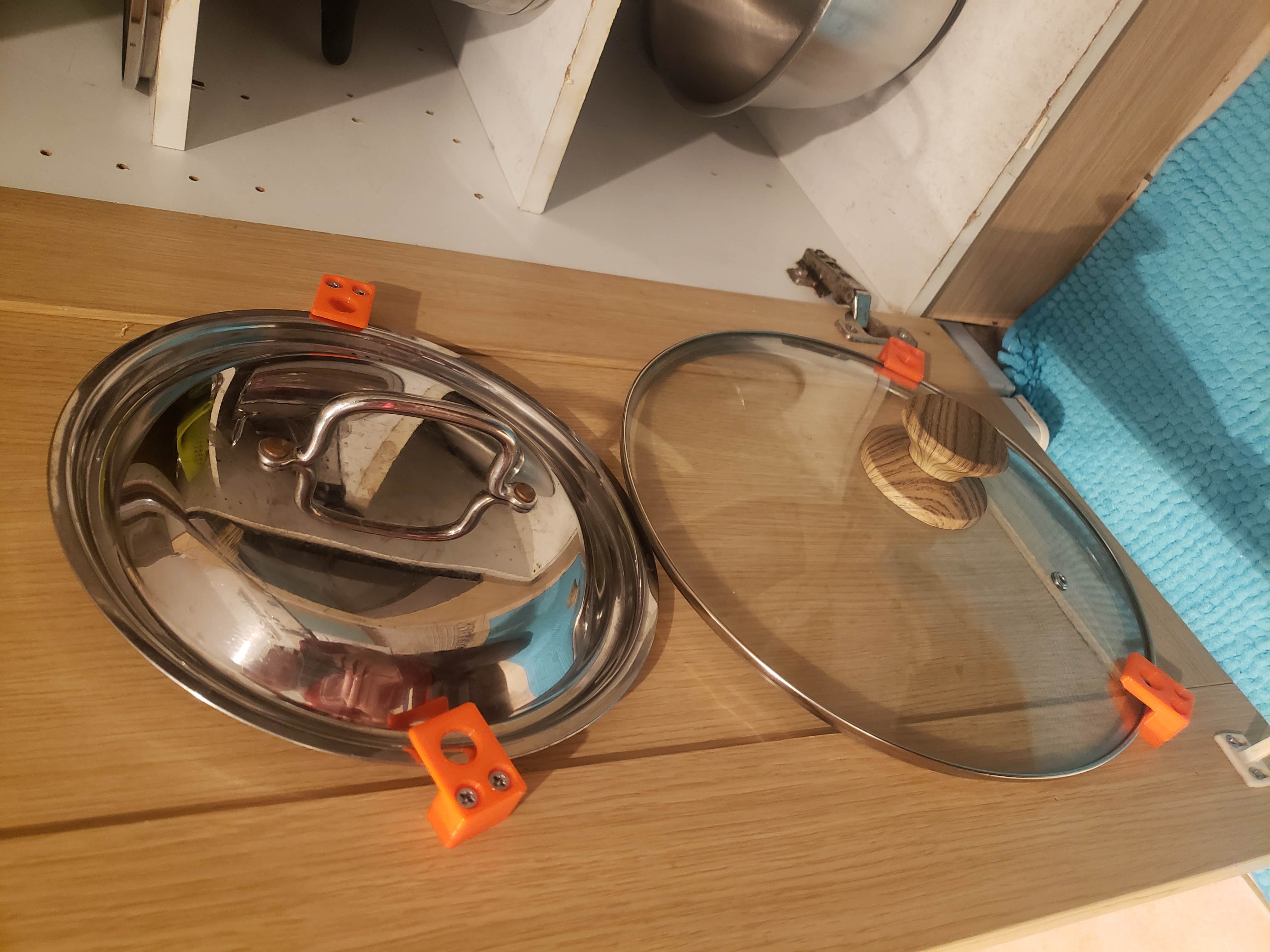 Lid Holder by Łukasz Dubczyk | Download free STL model | Printables.com