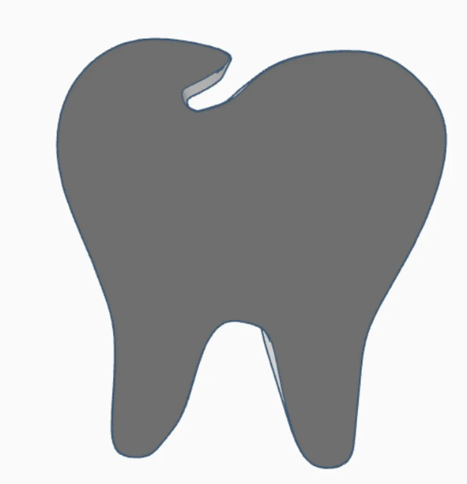 Tooth Card holder by Travis Imel | Download free STL model | Printables.com
