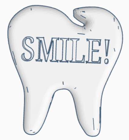 Tooth Card holder by Travis Imel | Download free STL model | Printables.com