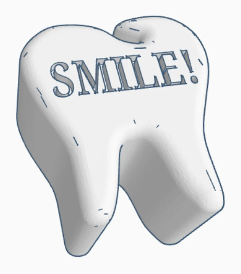 Tooth Card holder by Travis Imel | Download free STL model | Printables.com
